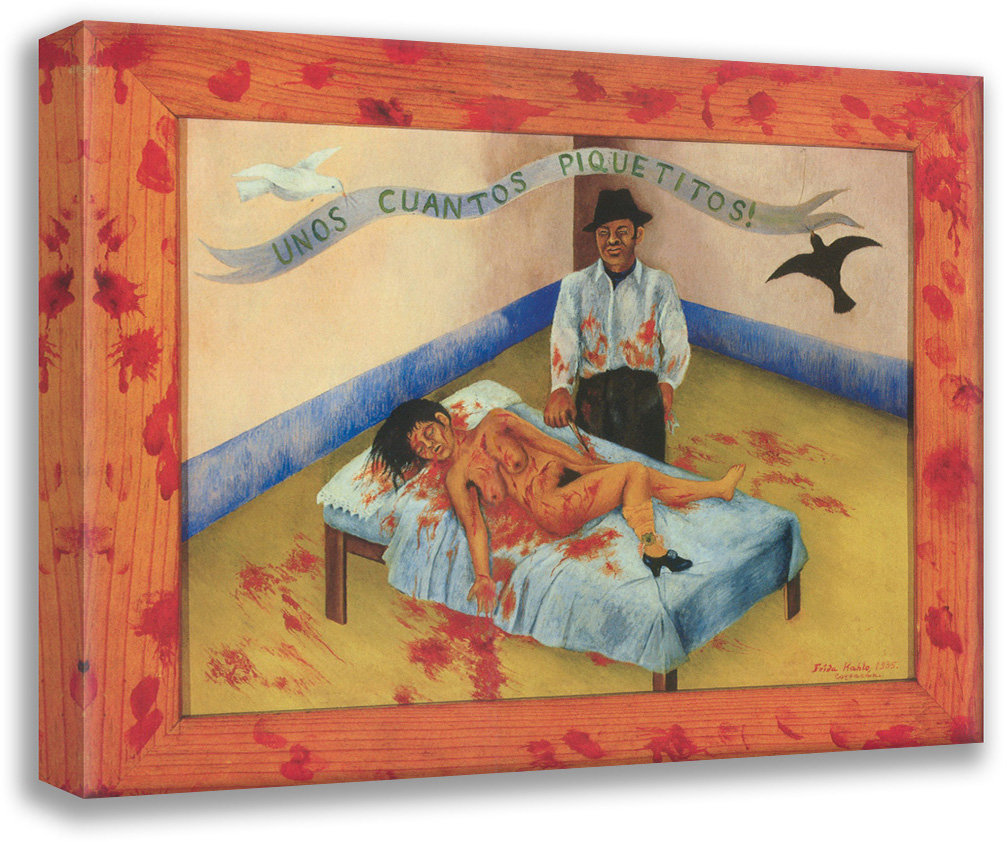 Lark Manor™ A Few Small Nips by Frida Kahlo Gallery Wrapped Canvas | Wayfair
